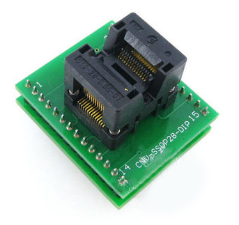 CNV SSOP28 to DIP28 socket 28 pin chip adapter tssop28 ic socket [ST151 ...